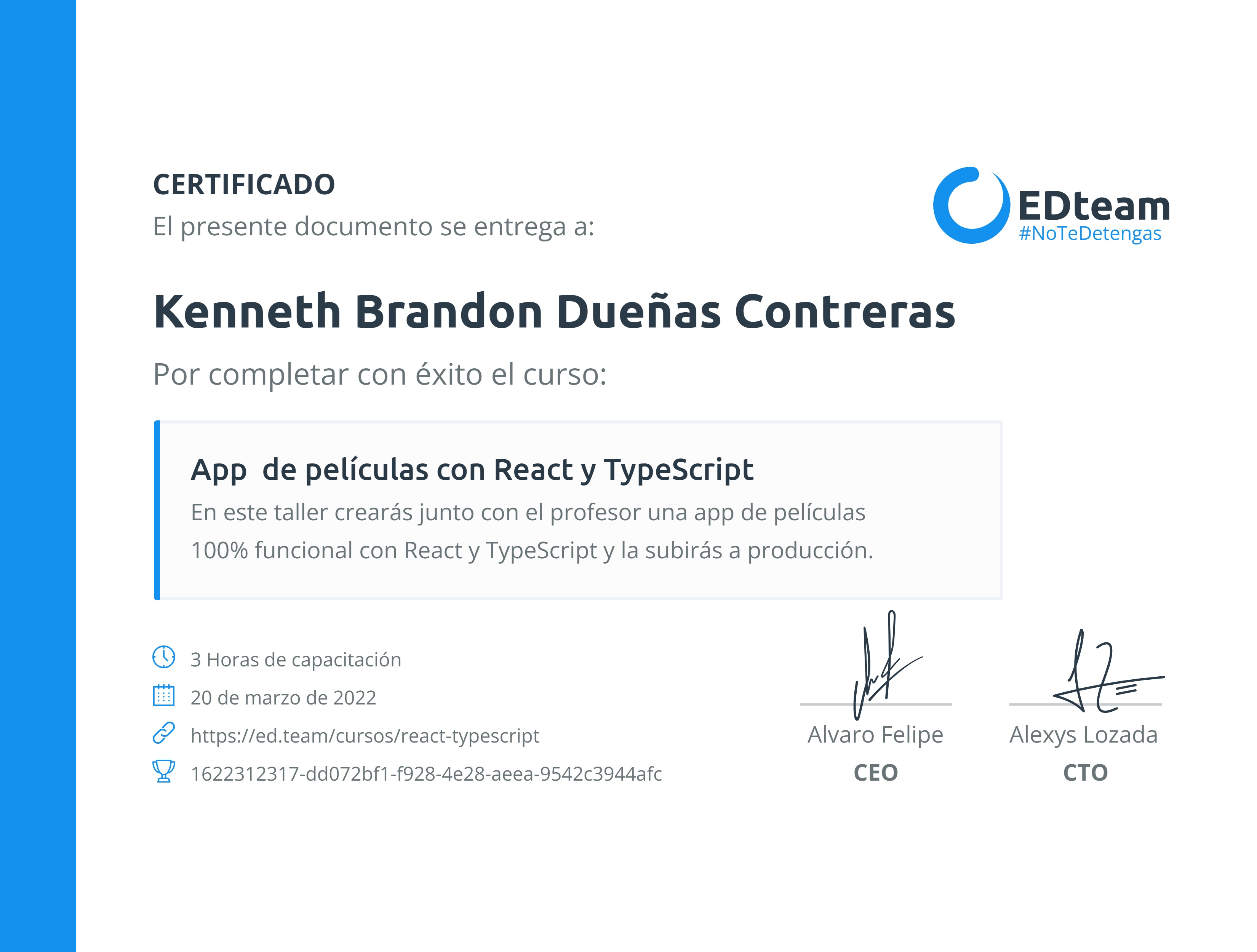 Kenneth Brandon Dueñas Contreras - Desarrollador FullStack | LinkedIn