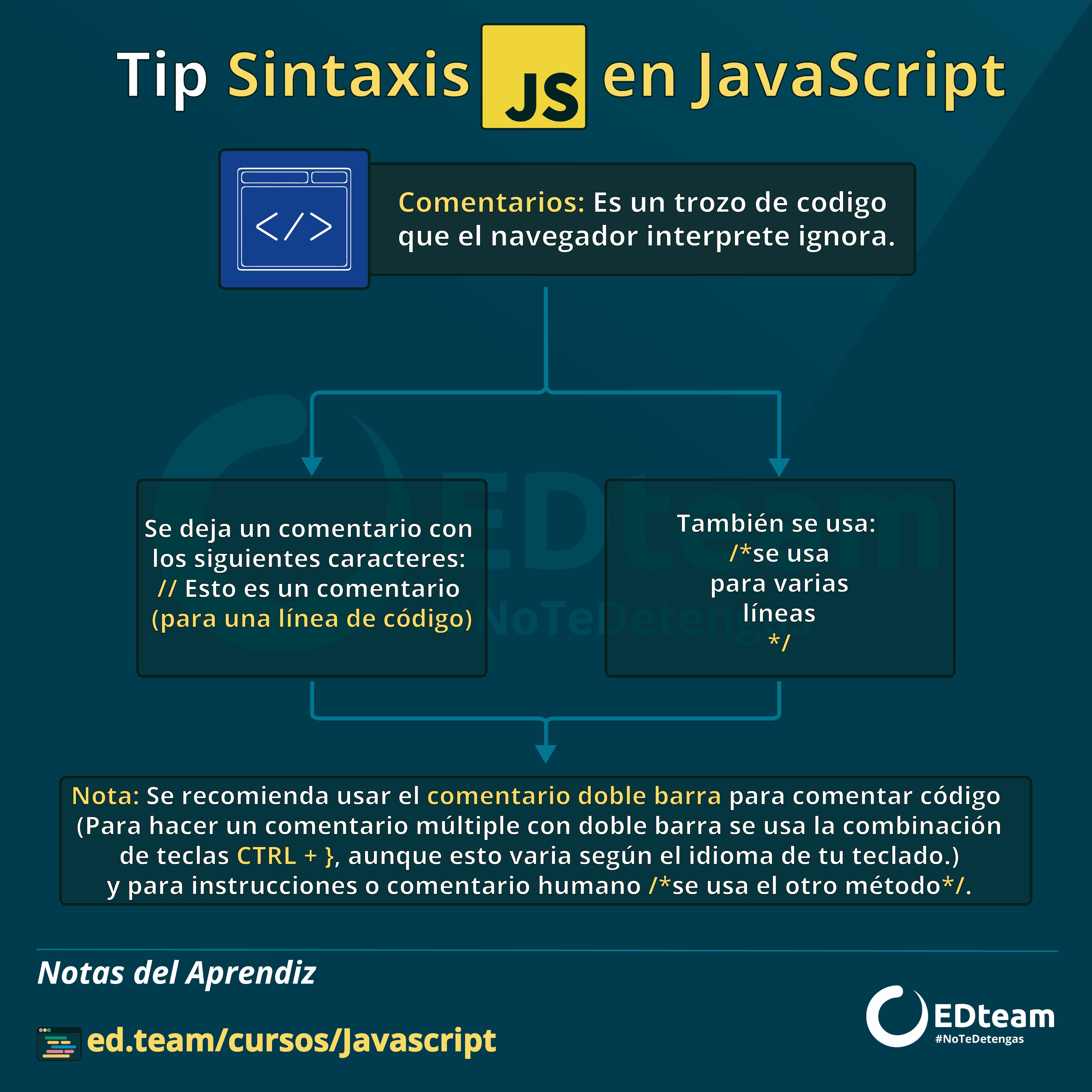 Un tip para comentar ;) | EDteam