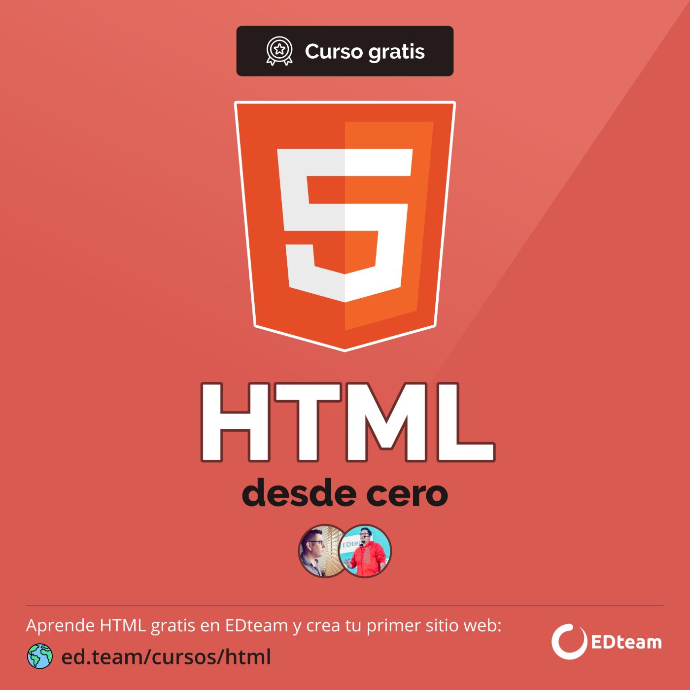 ¡⭐ Crea un sitio web desde cero con HTML! | EDteam