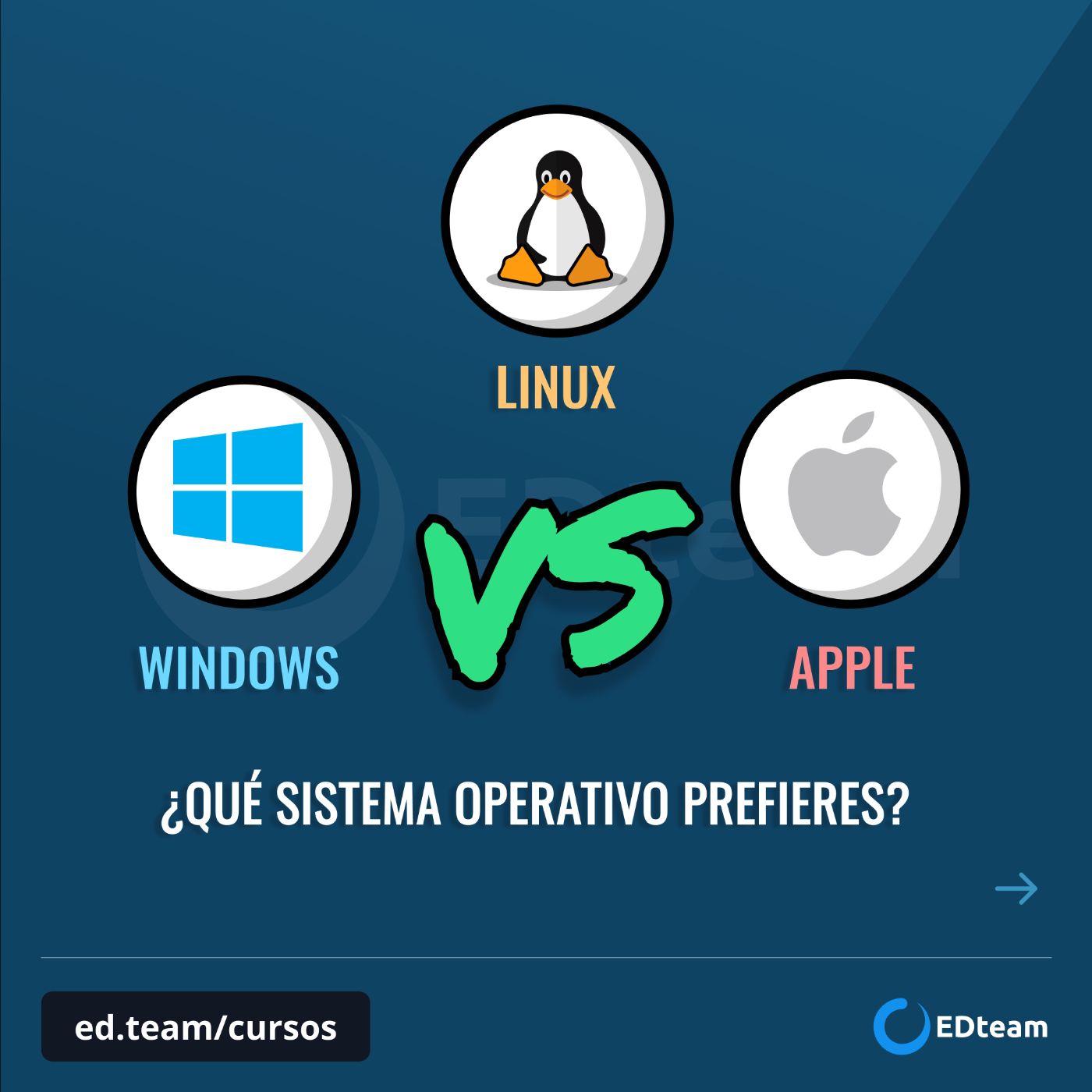 💛 Mac, 💚 Linux o 💙 Windows. | EDteam