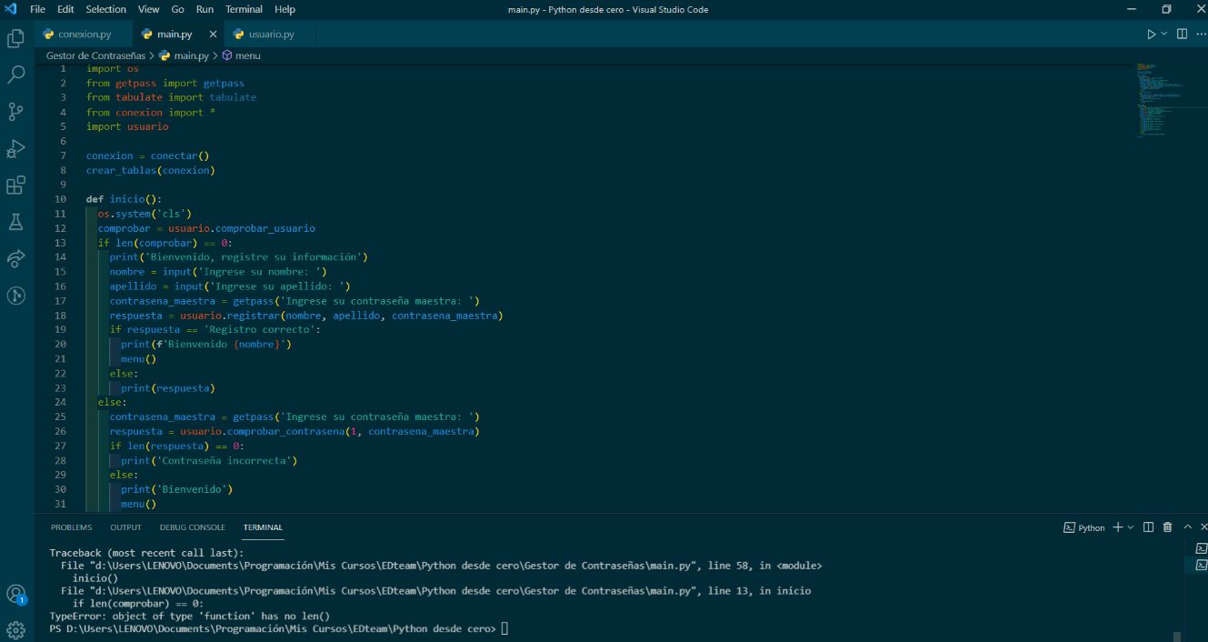Error TypeError: | EDteam