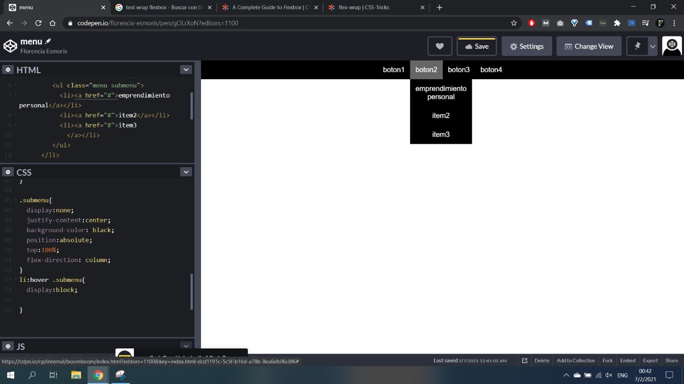 Problema Menú | EDteam