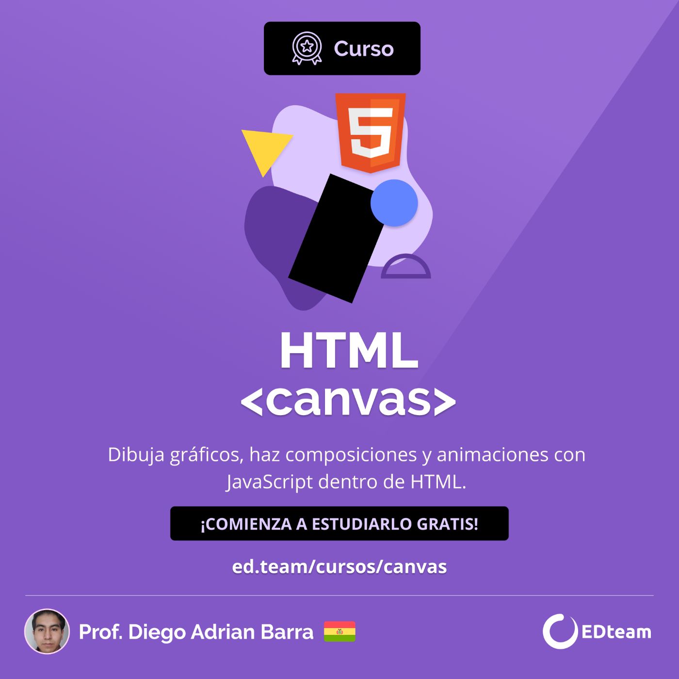 Nuevo curso - HTML canvas desde cero | EDteam