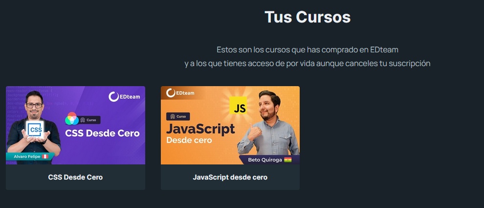 Mis primeros cursos en ED TEAM! | EDteam