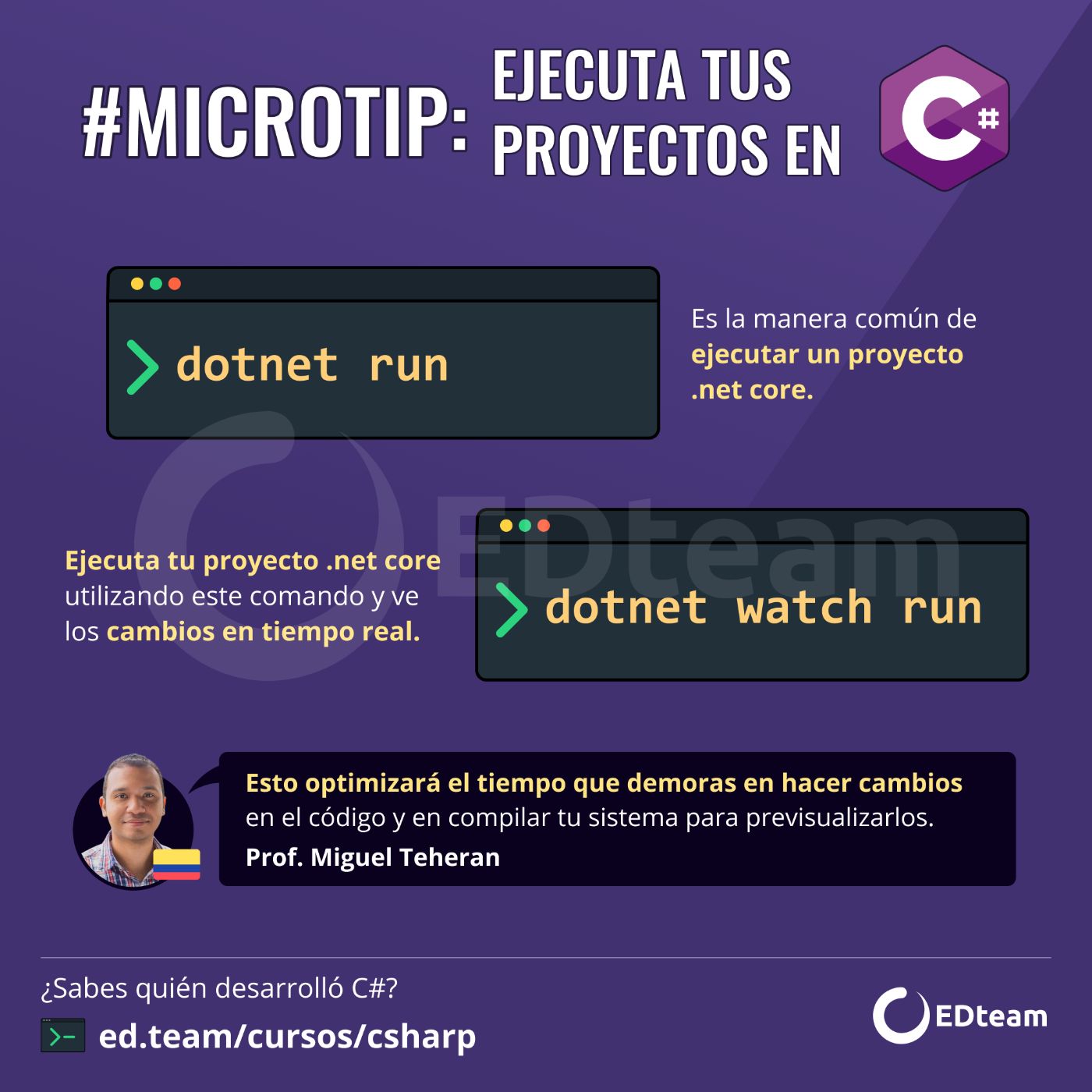 Microtip: C# | EDteam