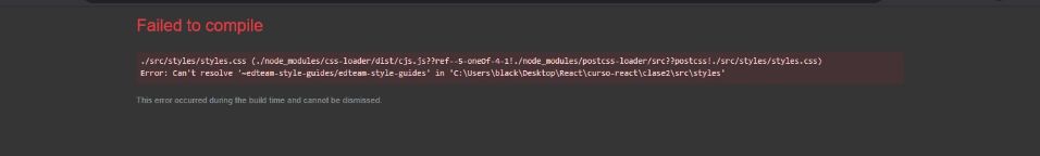 Failed to compile | EDteam