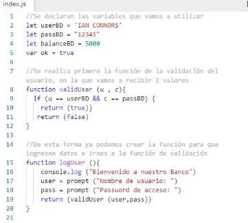 PROBLEMA CON LA FUNCIÓN DE DEPOSITAR | EDteam