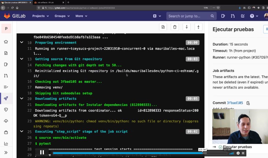 consulta sobre los artefactor nro 2 | EDteam