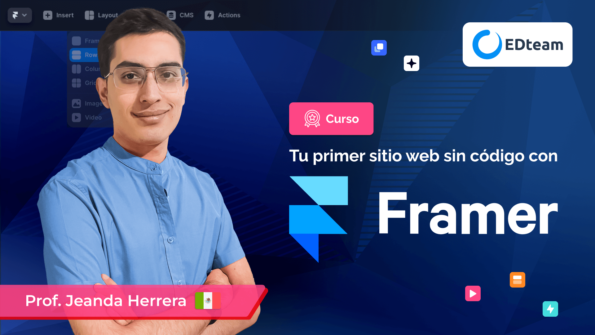 Curso: Tu primer sitio web sin código con Framer (Comienza gratis) | EDteam