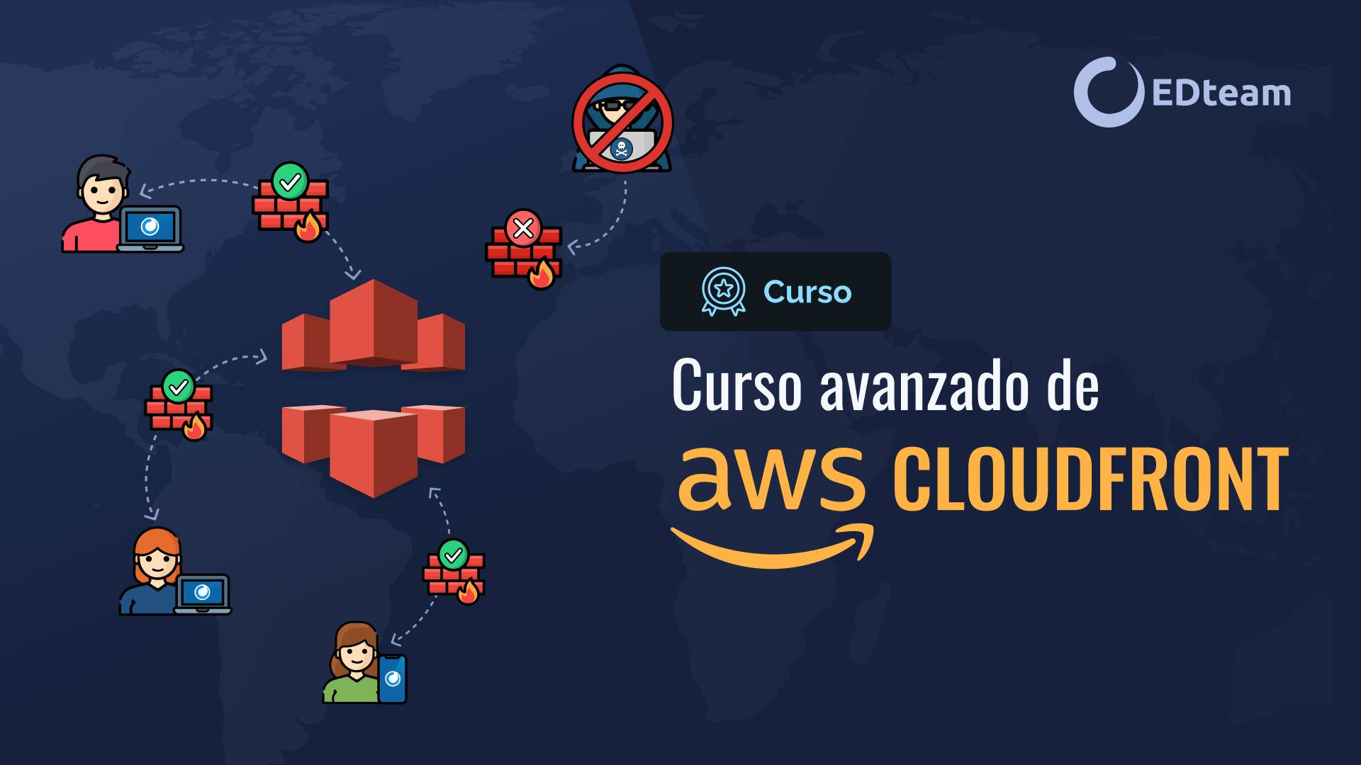 Curso: Curso avanzado de Amazon Cloudfront (Comienza gratis) | EDteam